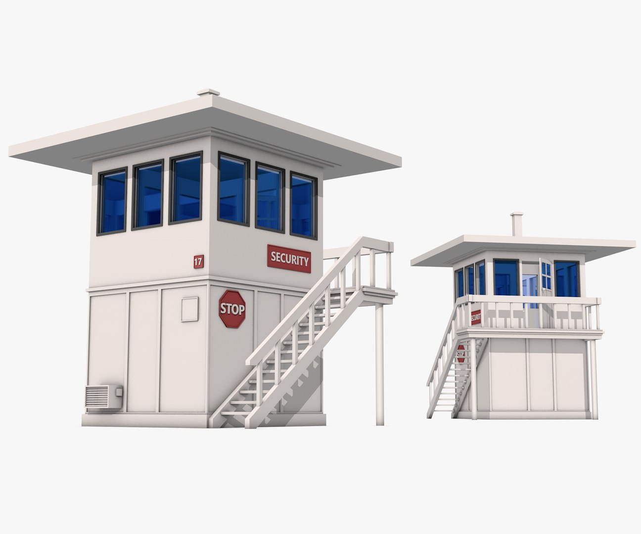 3d Model Guard House