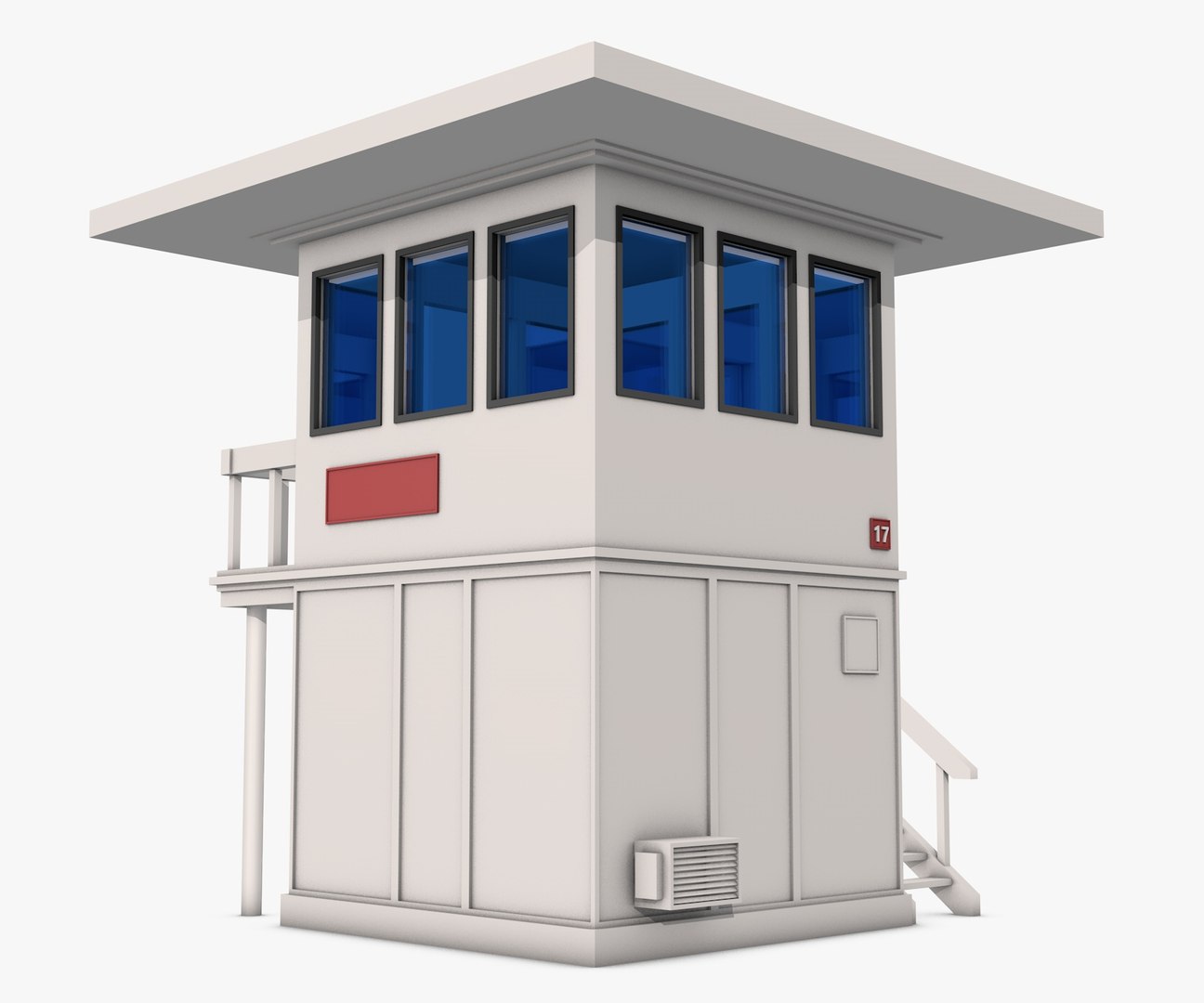 3d Model Guard House
