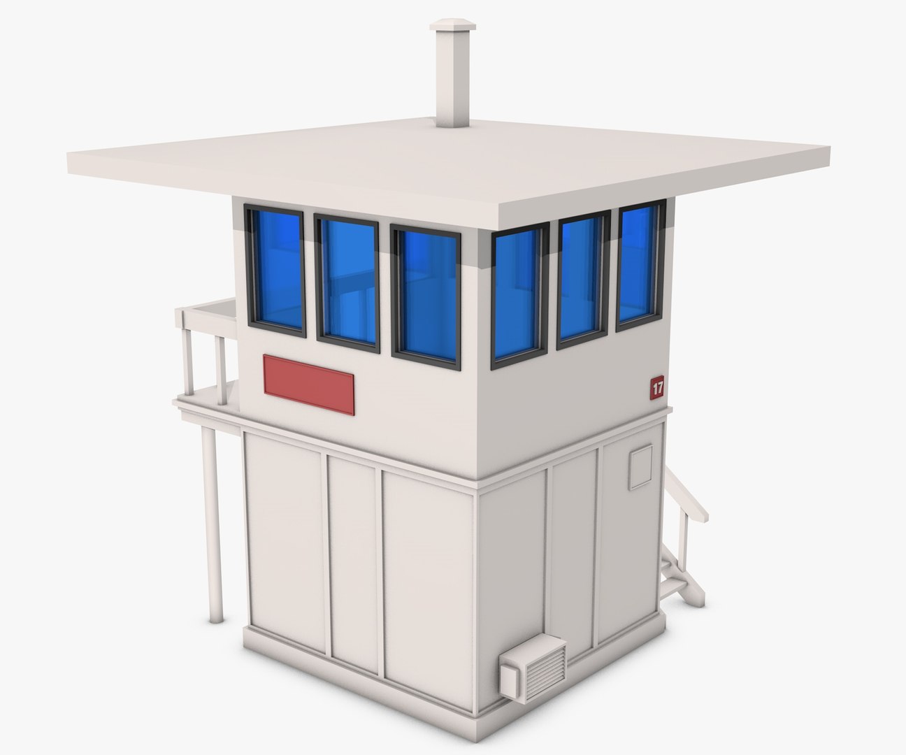 3d Model Guard House