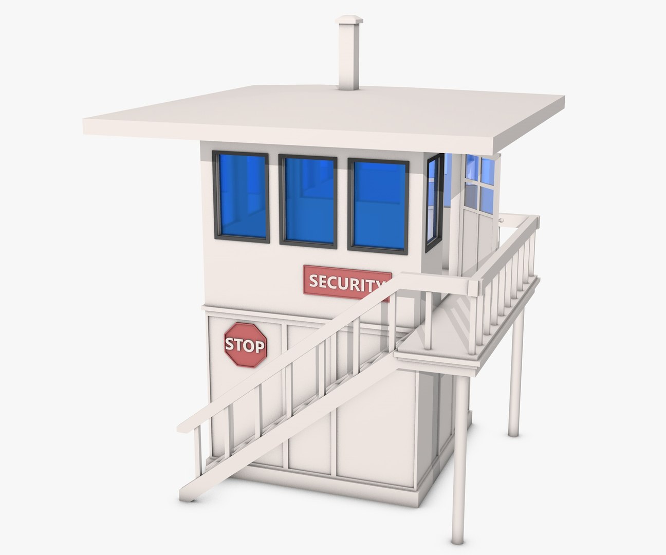 3d Model Guard House