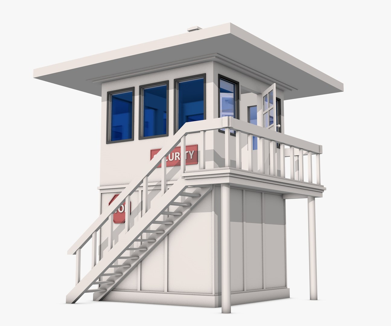 3d Model Guard House