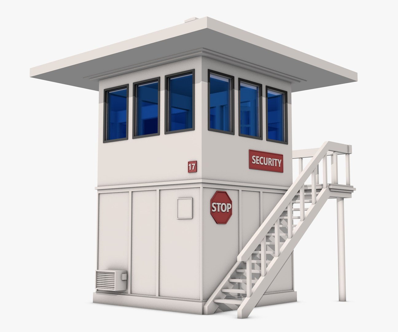 3d Model Guard House