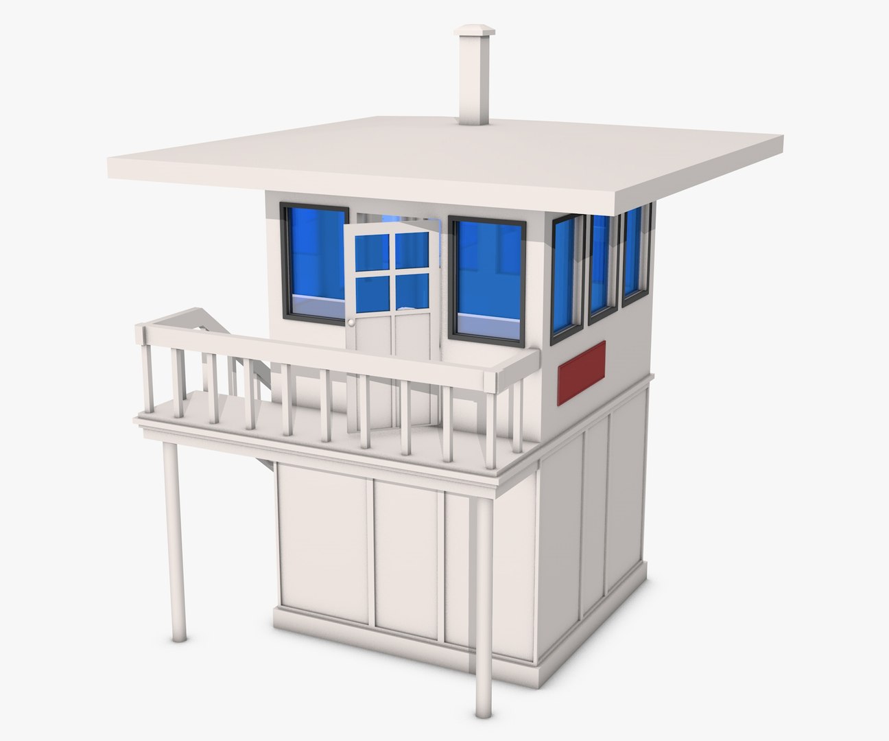3d Model Guard House
