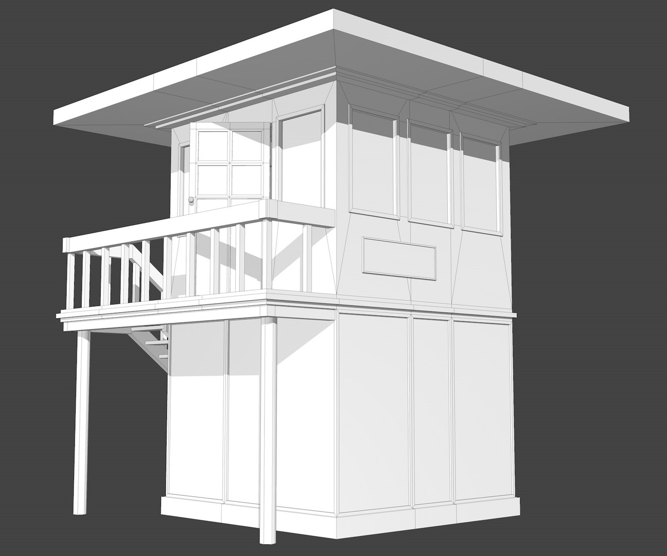 3d Model Guard House