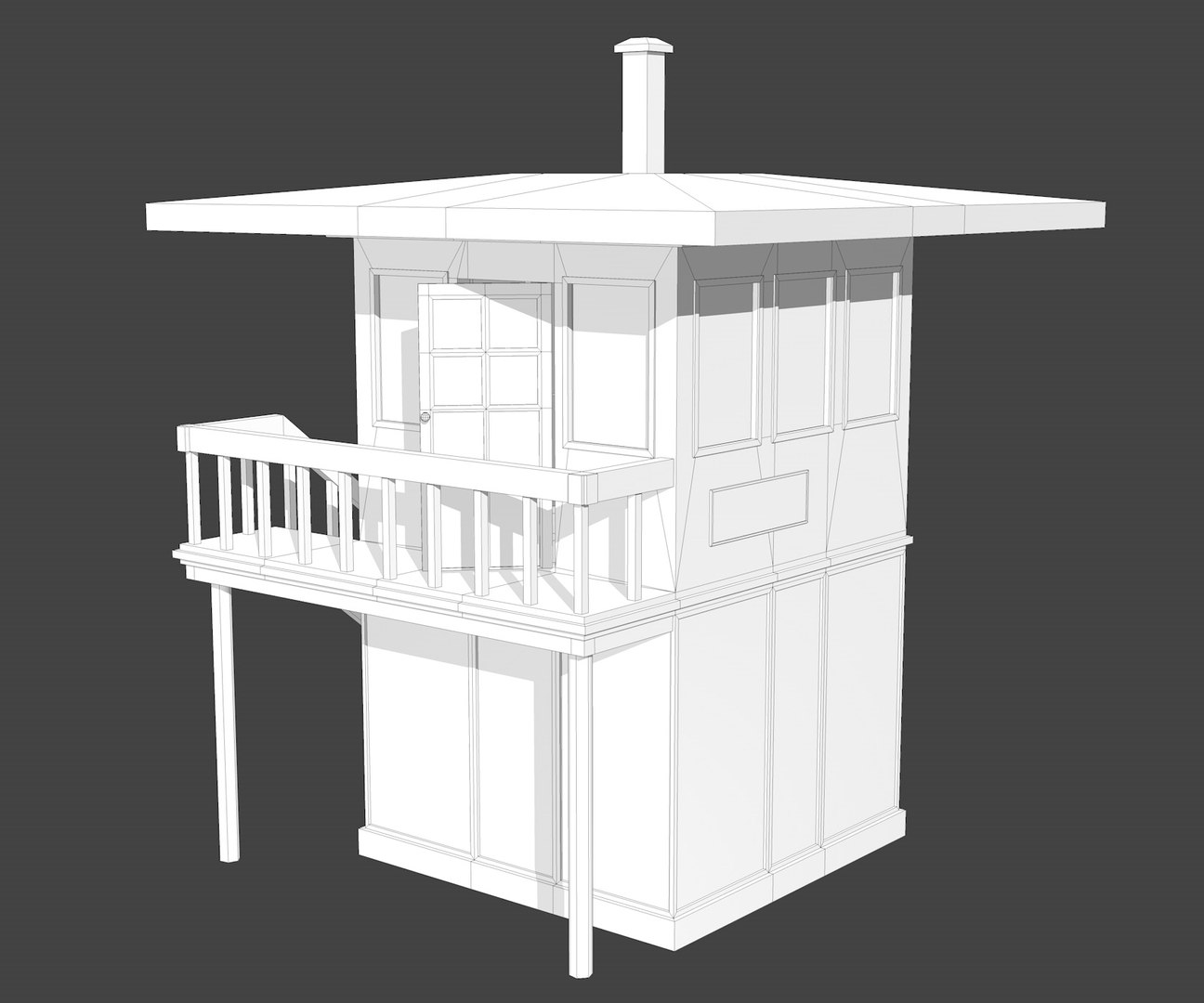 3d Model Guard House
