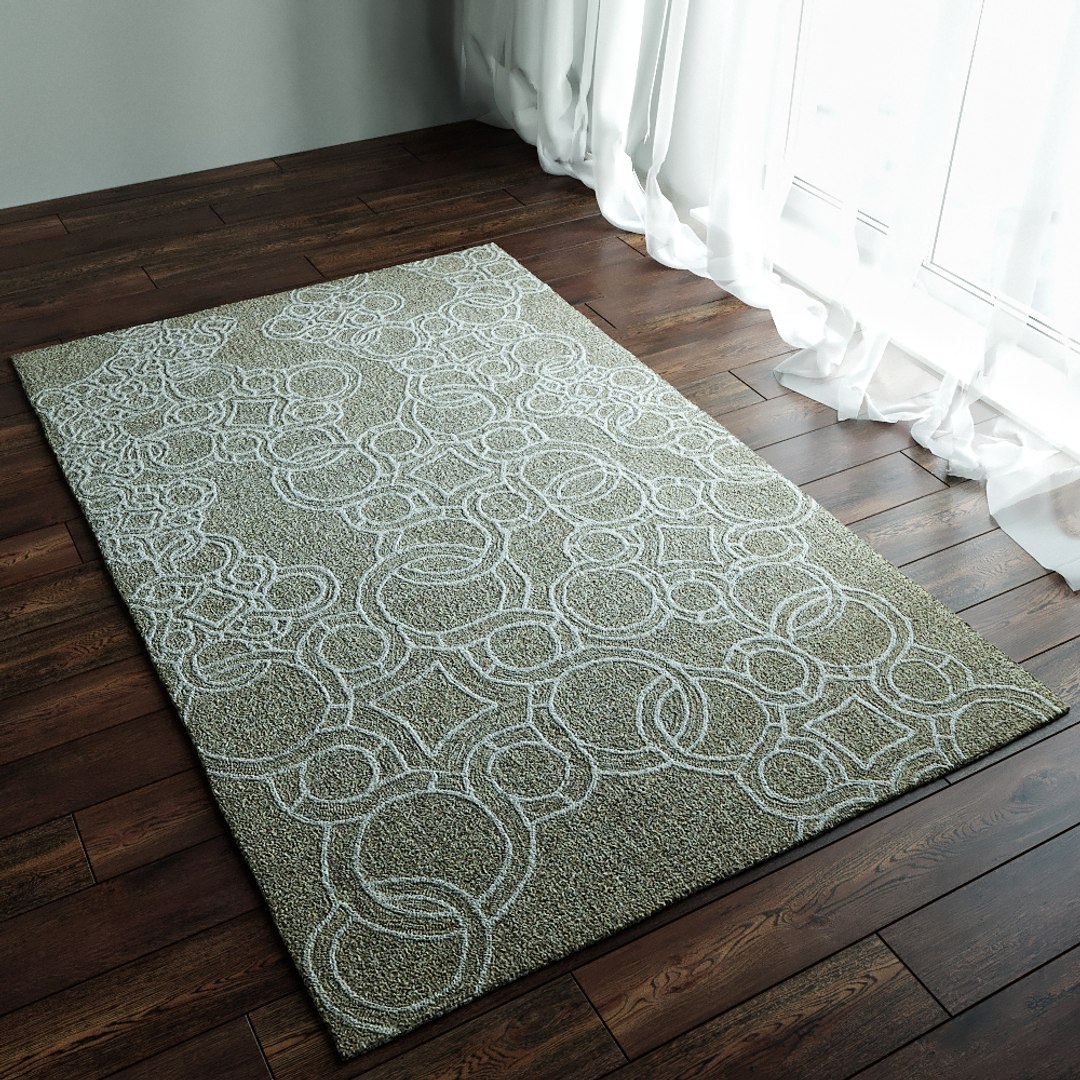 3D wool rugs flooring - TurboSquid 1201591