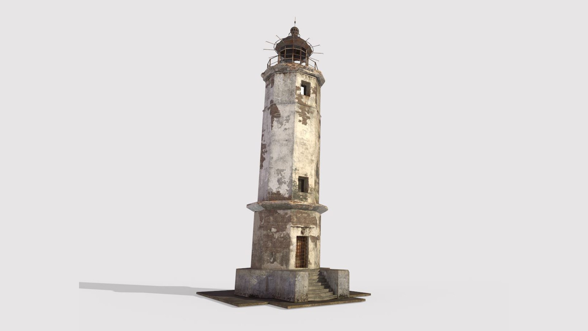 3D Abandoned Lighthouse - TurboSquid 2280942