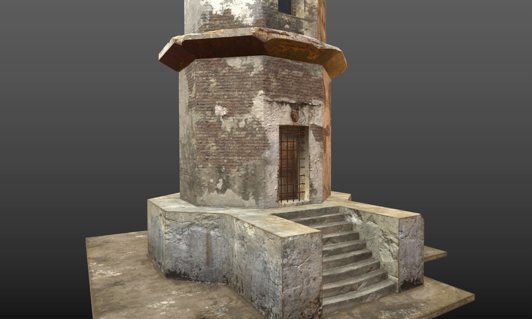 3D Abandoned Lighthouse - TurboSquid 2280942