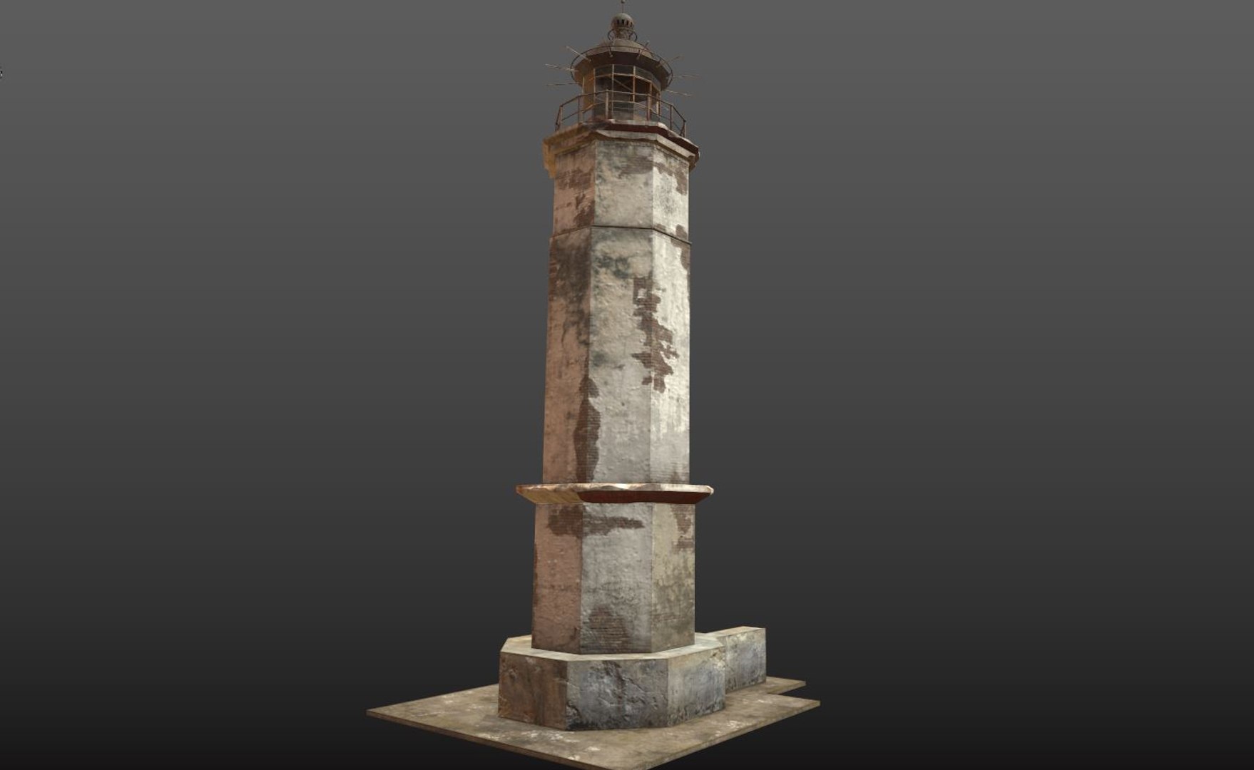 3D Abandoned Lighthouse - TurboSquid 2280942