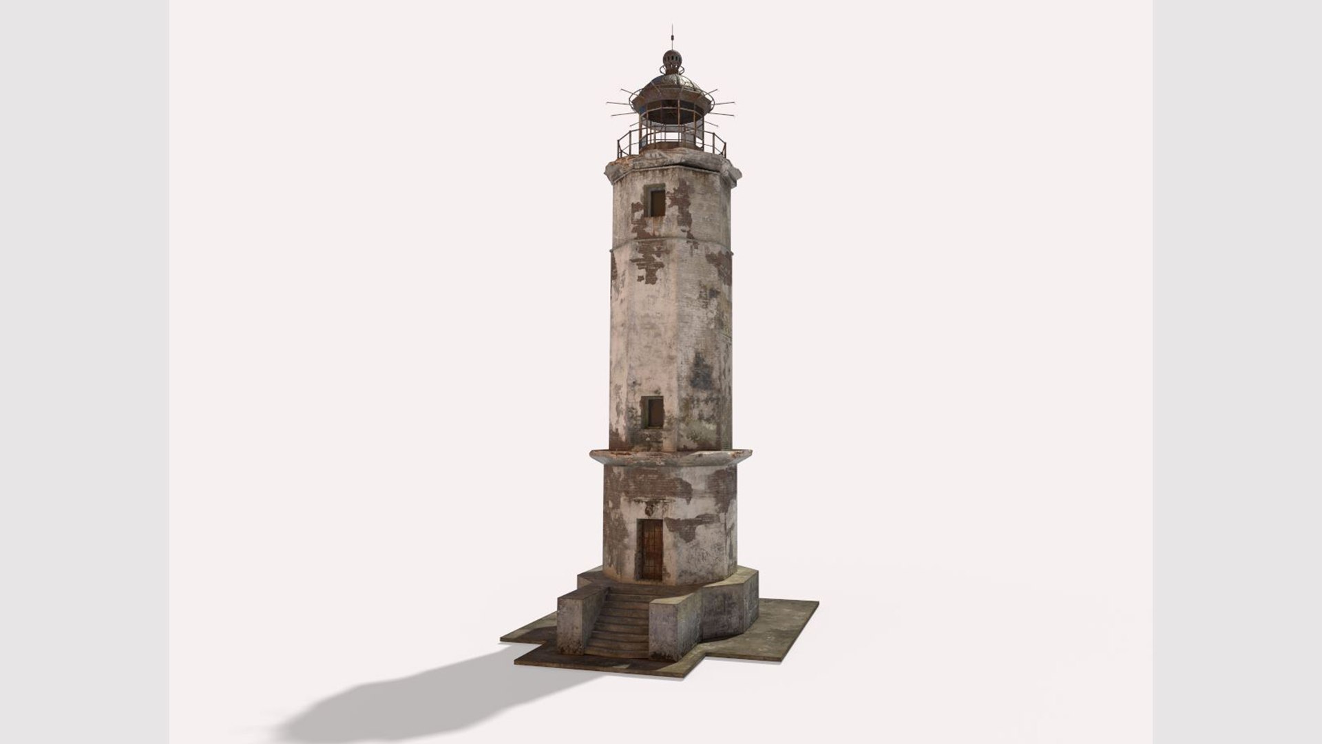 3D Abandoned Lighthouse - TurboSquid 2280942