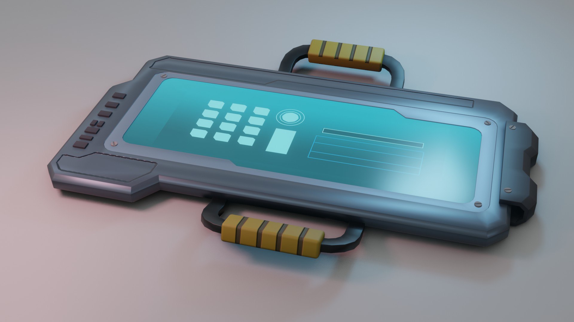 Sci-Fi Tablet - Low Poly - Game Ready - PBR 3D - TurboSquid 1896206