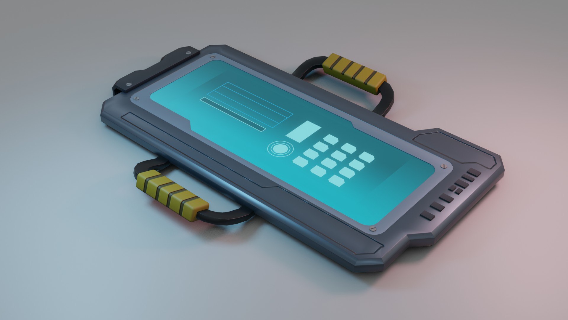 Sci-Fi Tablet - Low Poly - Game Ready - PBR 3D - TurboSquid 1896206
