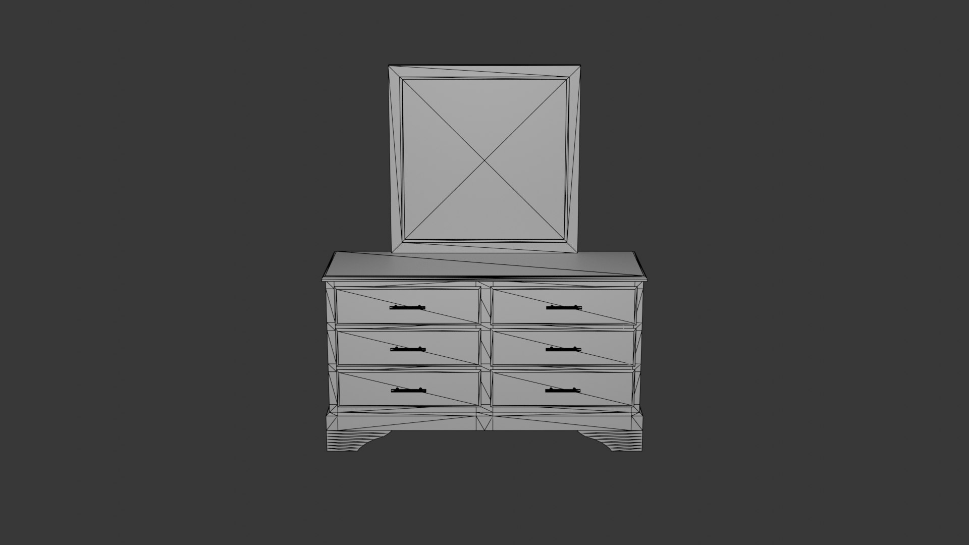 3D Dresser - TurboSquid 1663770