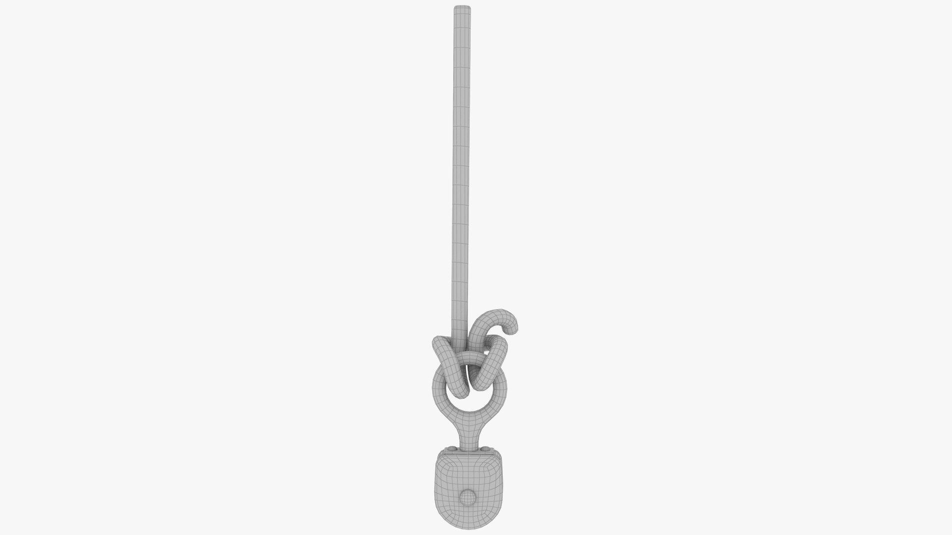 3D Single Block With Rope V1 - TurboSquid 2126984