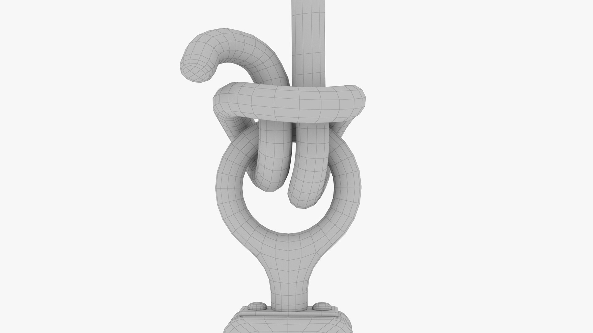 3D Single Block With Rope V1 - TurboSquid 2126984