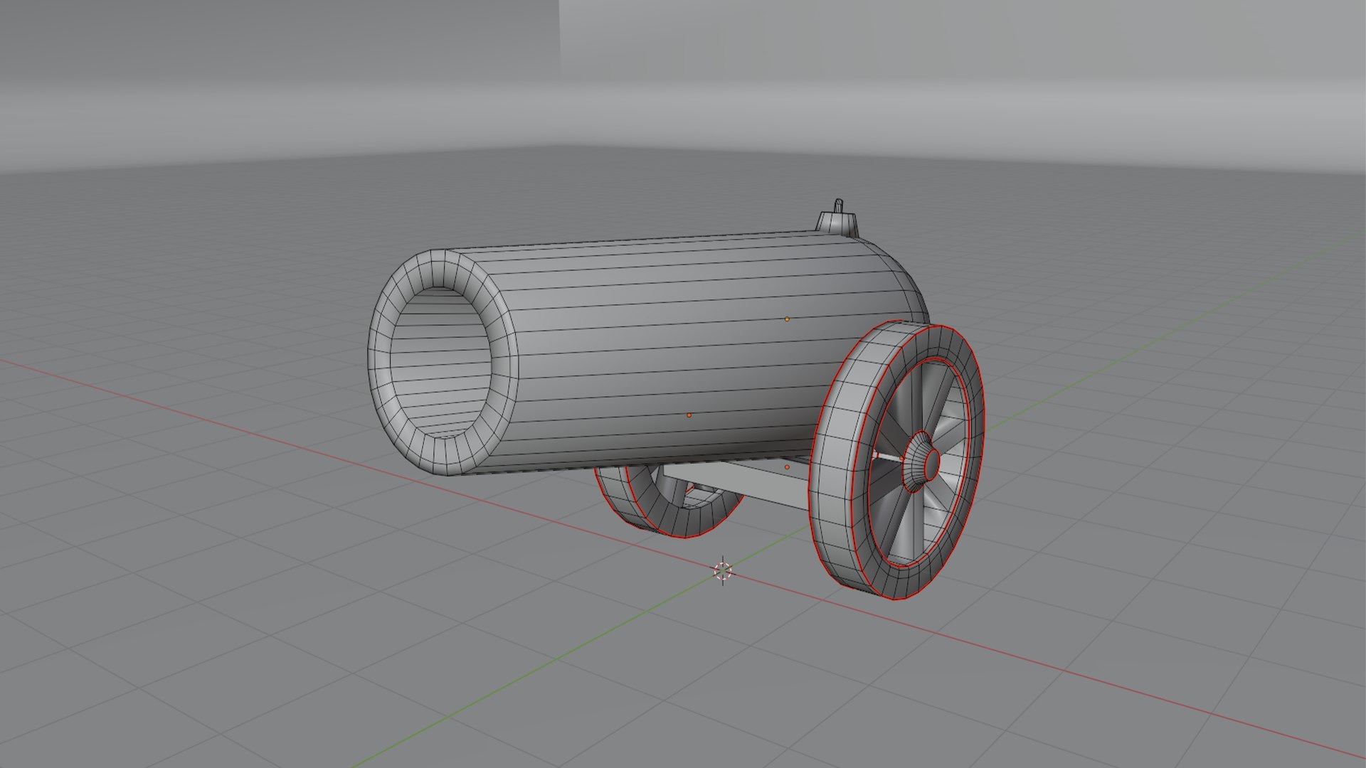 3D Low Poly CANNON - TurboSquid 1829523