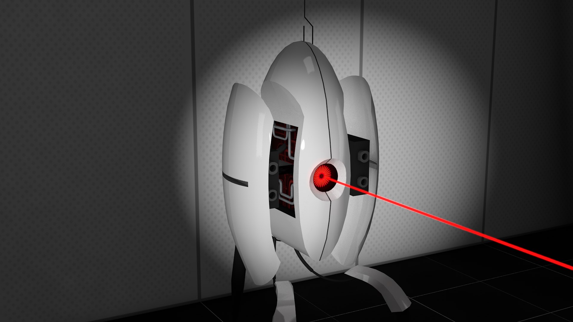 3D Portal Turret Replica Model - TurboSquid 1575589
