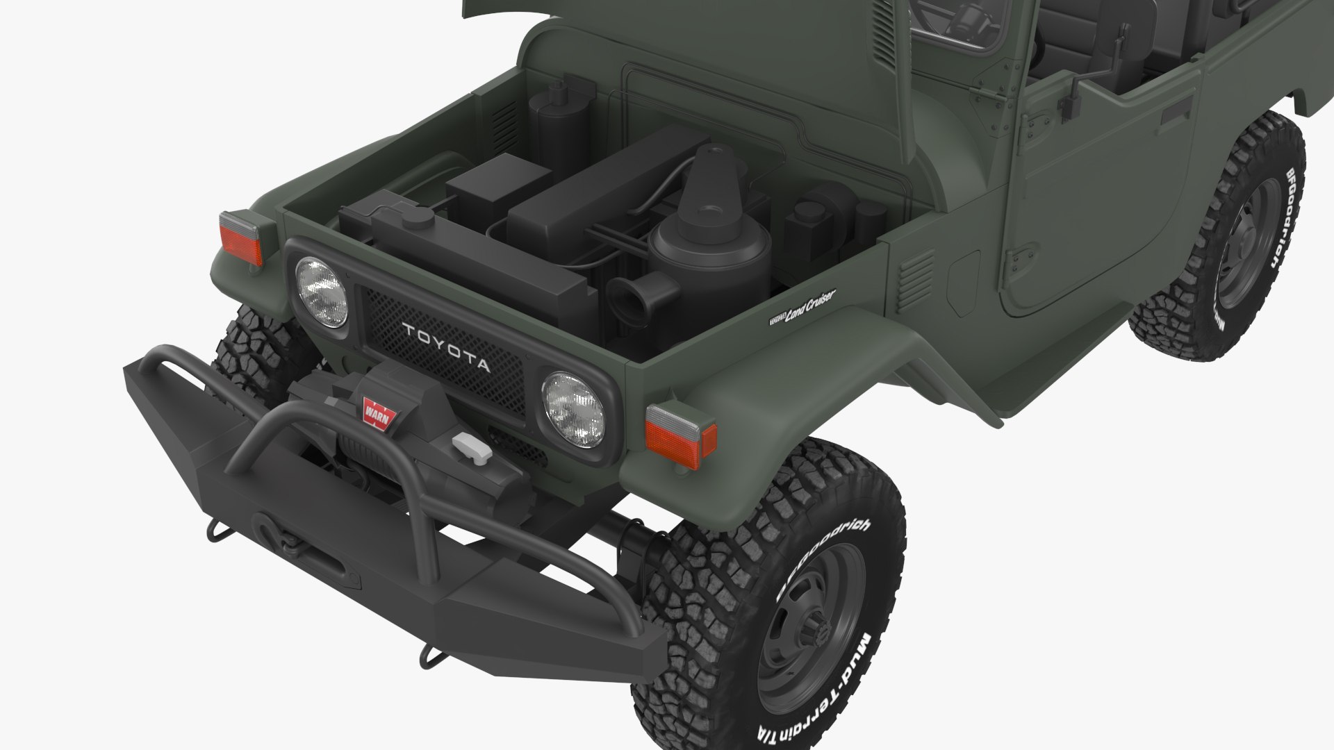 Toyota Land Cruiser FJ40 - Open Air 3D Model - TurboSquid 1774580