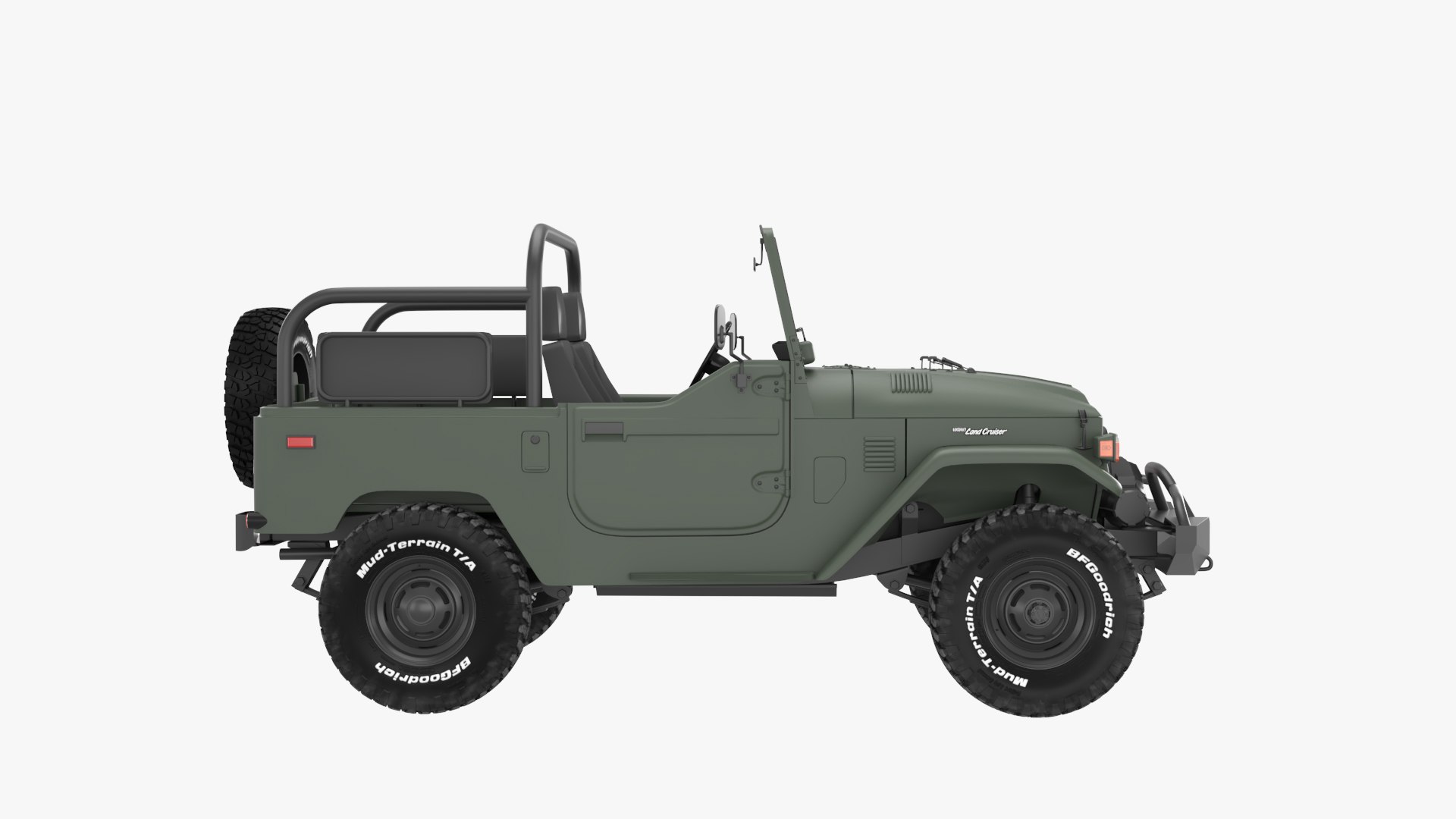 Toyota Land Cruiser FJ40 - Open Air 3D Model - TurboSquid 1774580