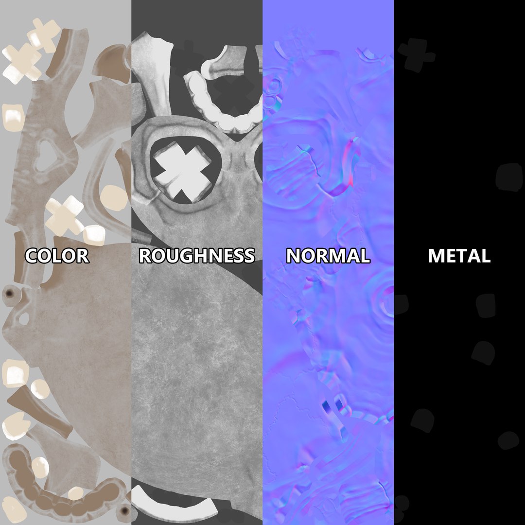 3D Stylized skull - TurboSquid 1788165