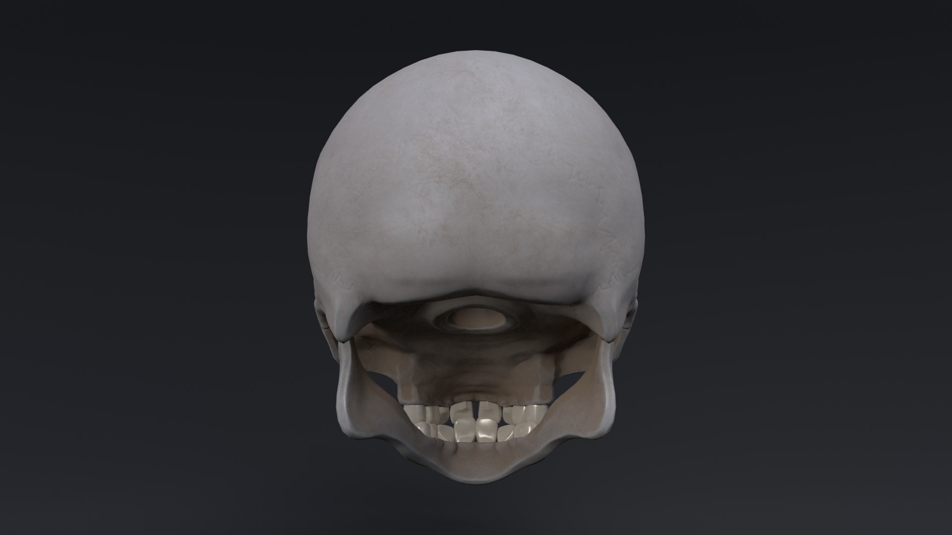 3D Stylized Skull - TurboSquid 1788165
