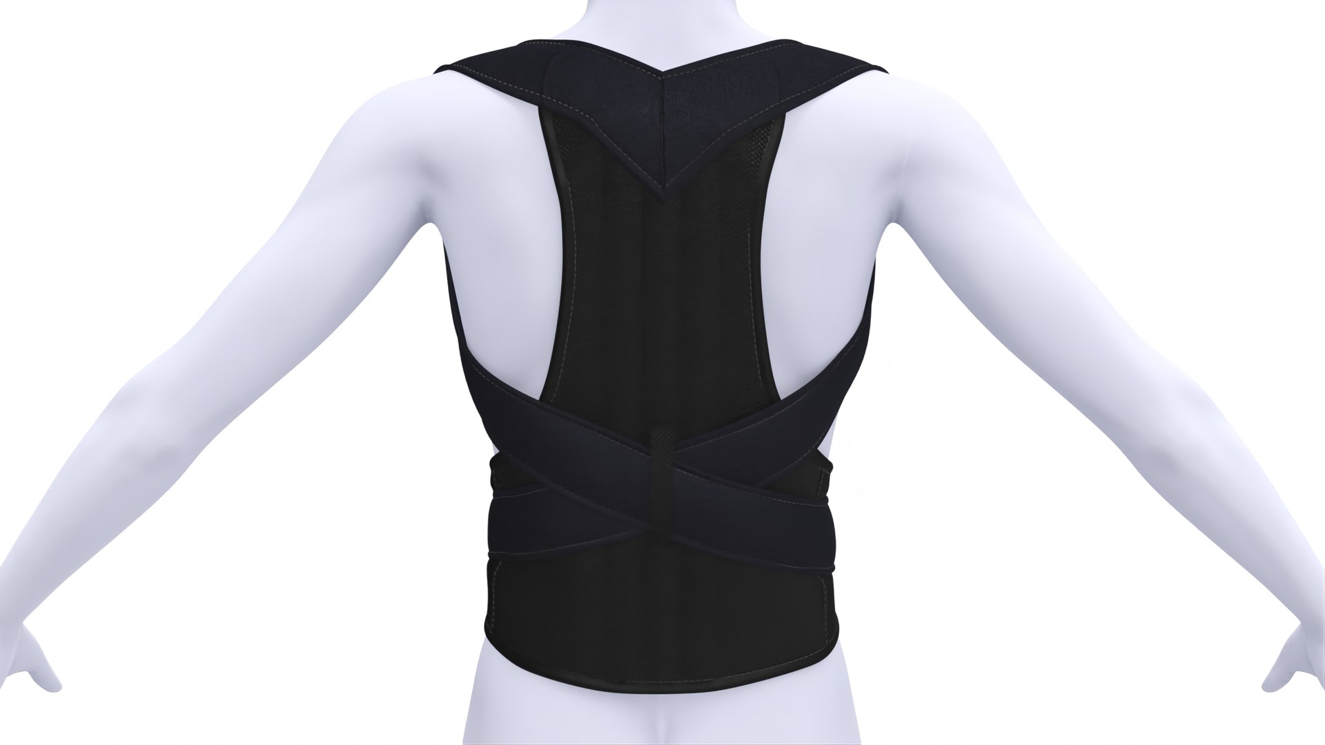 Posture Corrector For Women And Men On Mannequin 3D Model - TurboSquid ...