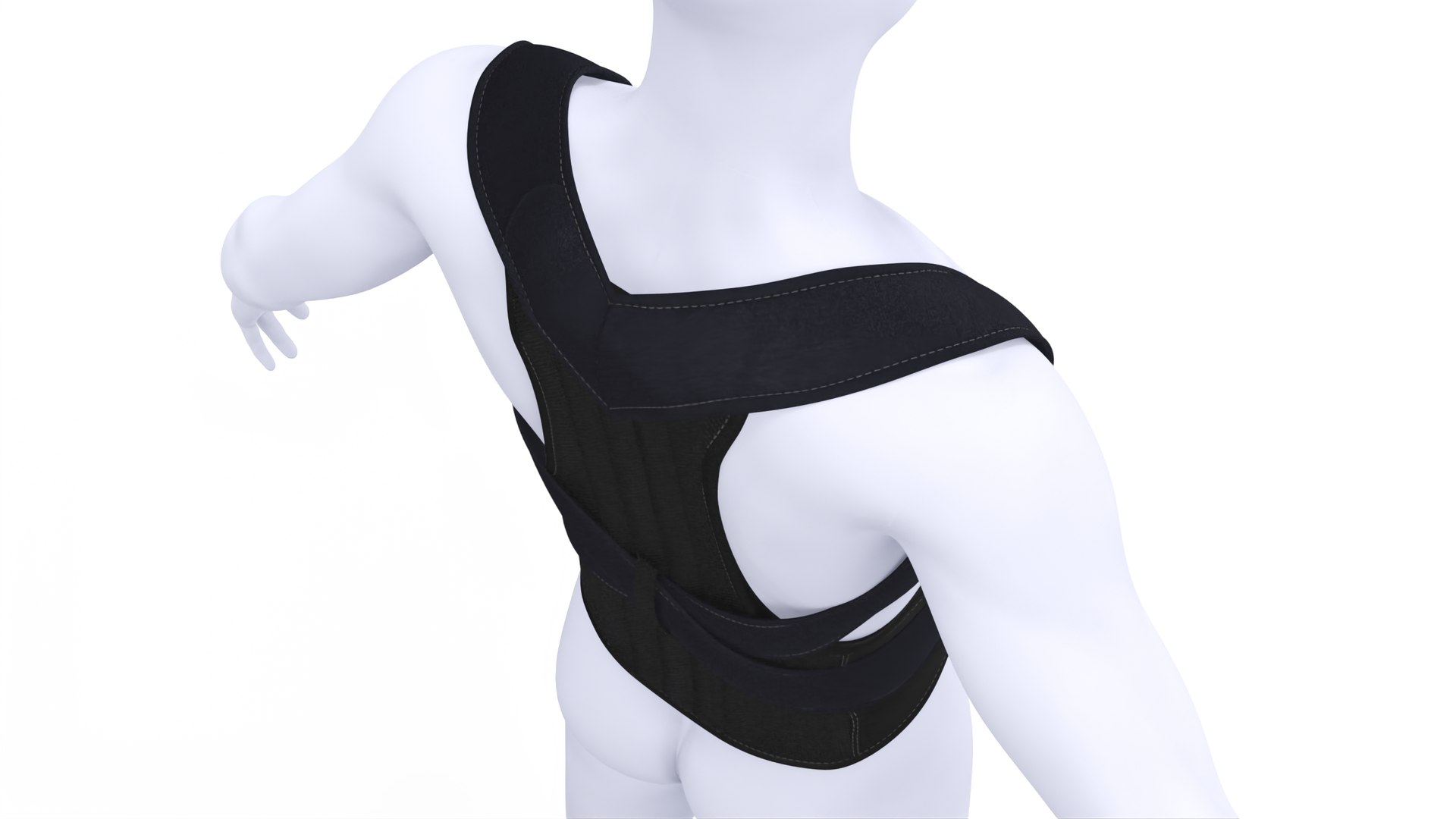 Posture Corrector For Women And Men On Mannequin 3D Model - TurboSquid ...
