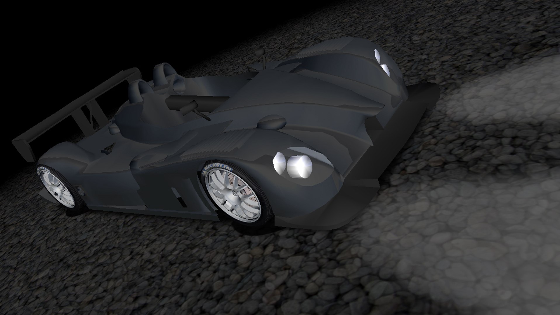 3dsmax sports racing car lmp2