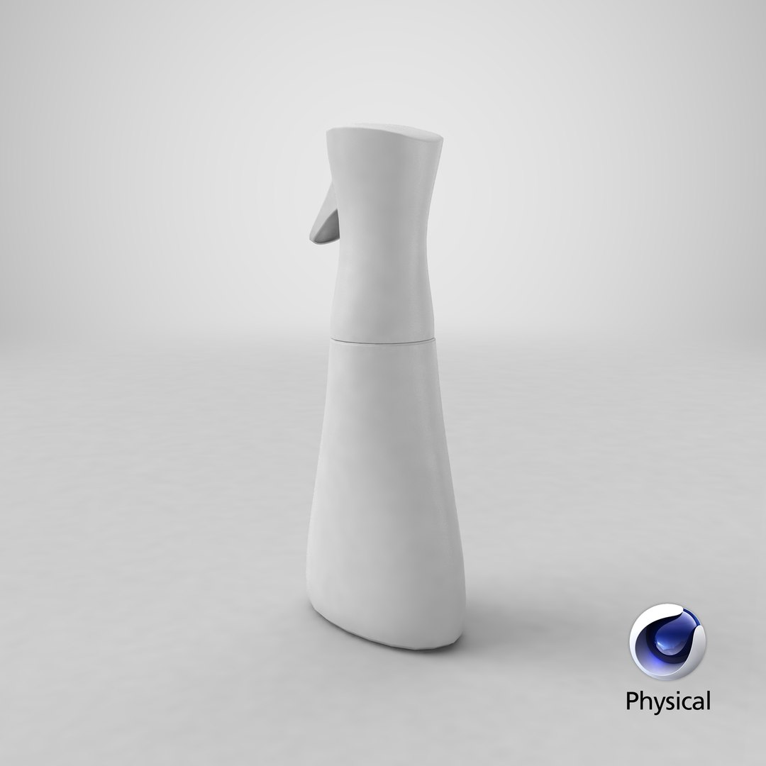 Disinfectant Spray 02 Blank and Generic Label 3D model - TurboSquid 2015175