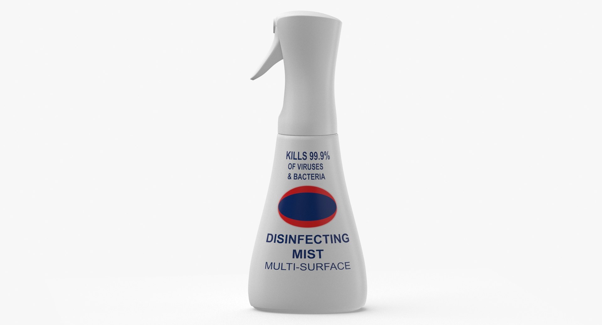 Disinfectant Spray 02 Blank And Generic Label 3D Model - TurboSquid 2015175