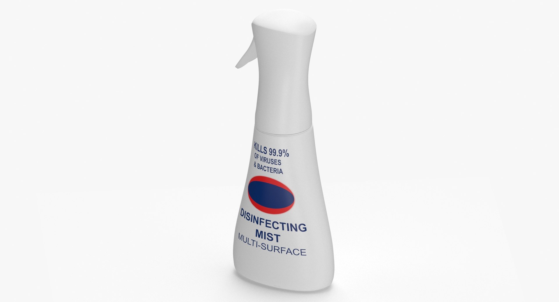 Disinfectant Spray 02 Blank And Generic Label 3D Model - TurboSquid 2015175