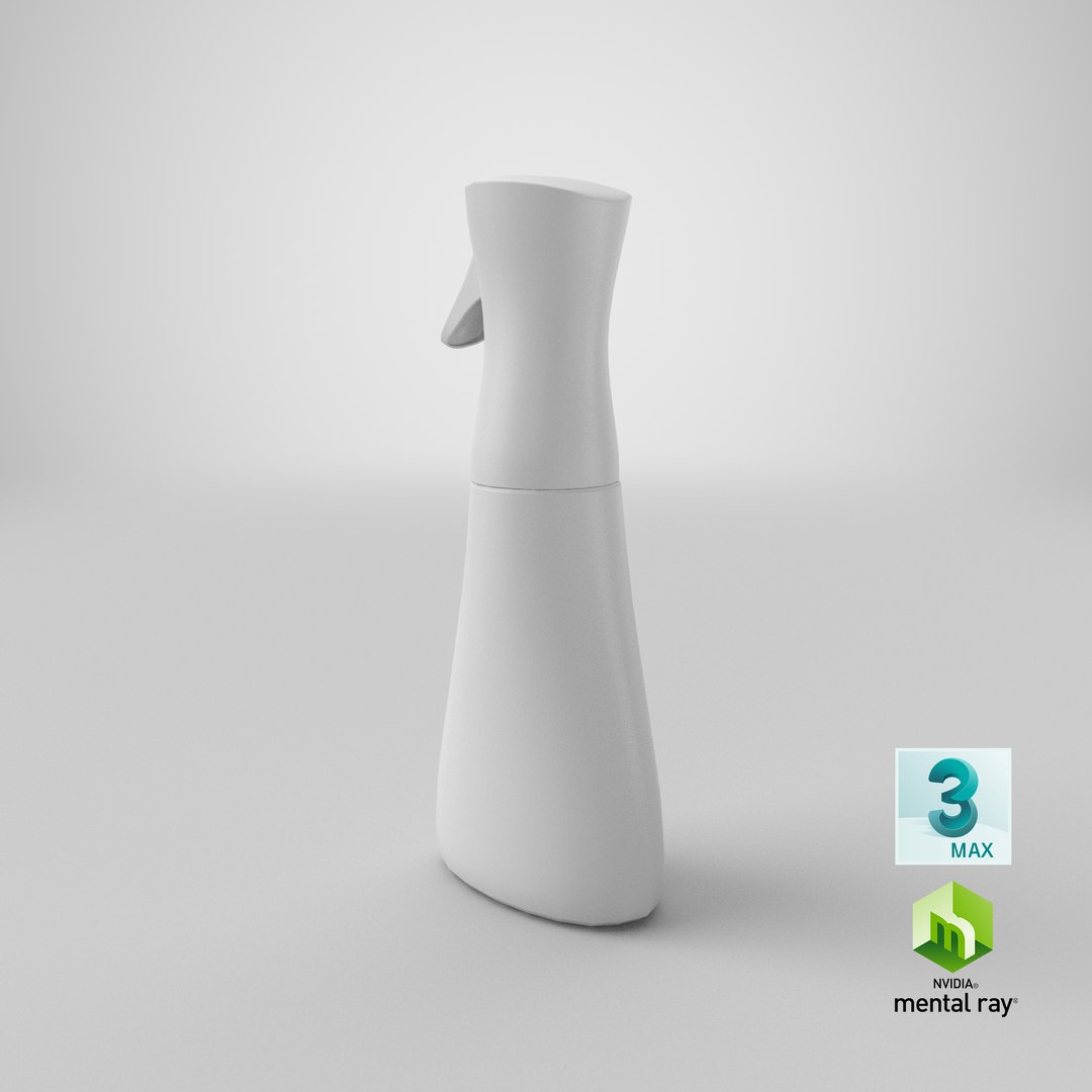 Disinfectant Spray 02 Blank and Generic Label 3D model - TurboSquid 2015175