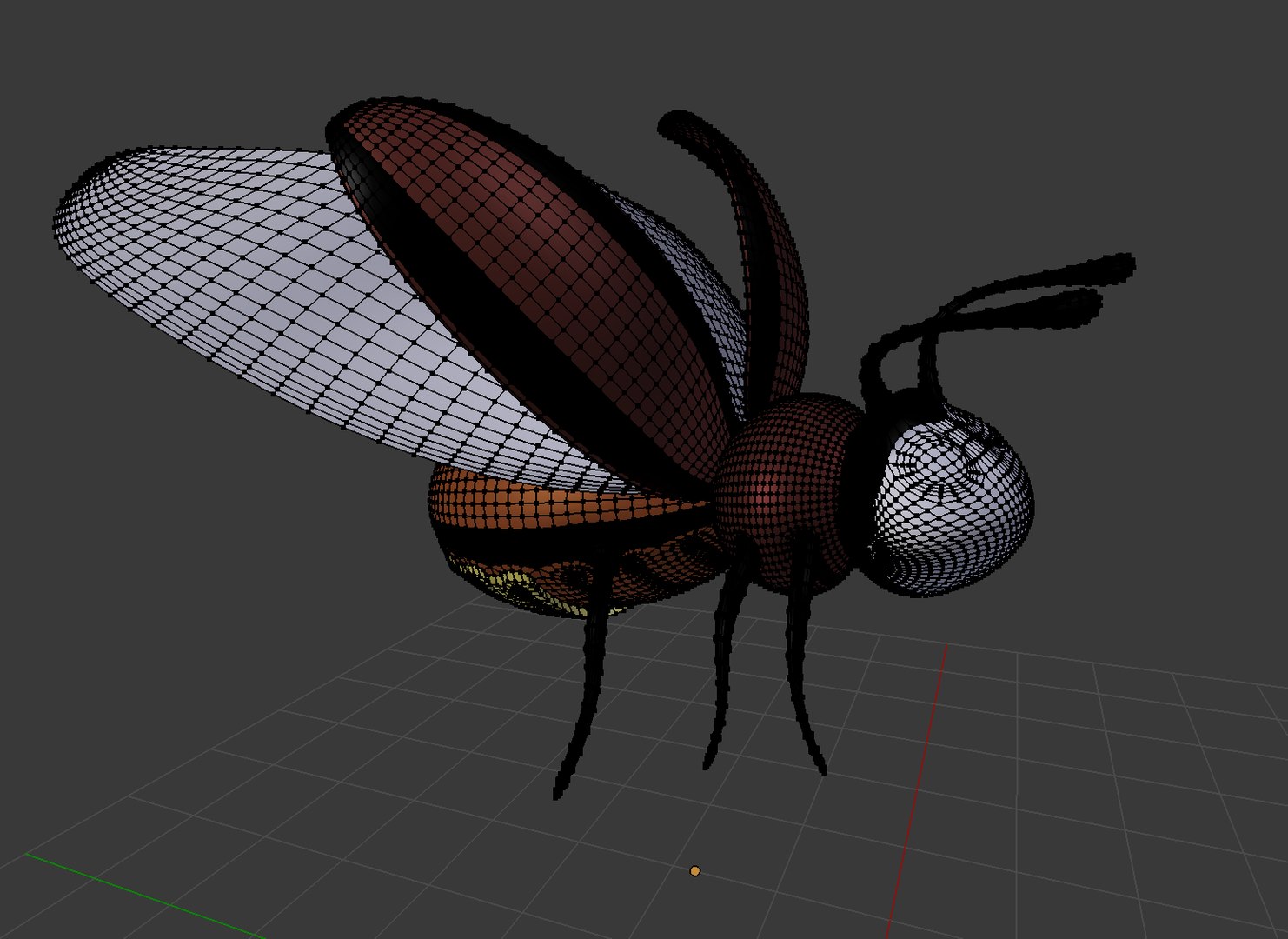 3D Cartoon Firefly - TurboSquid 1251138