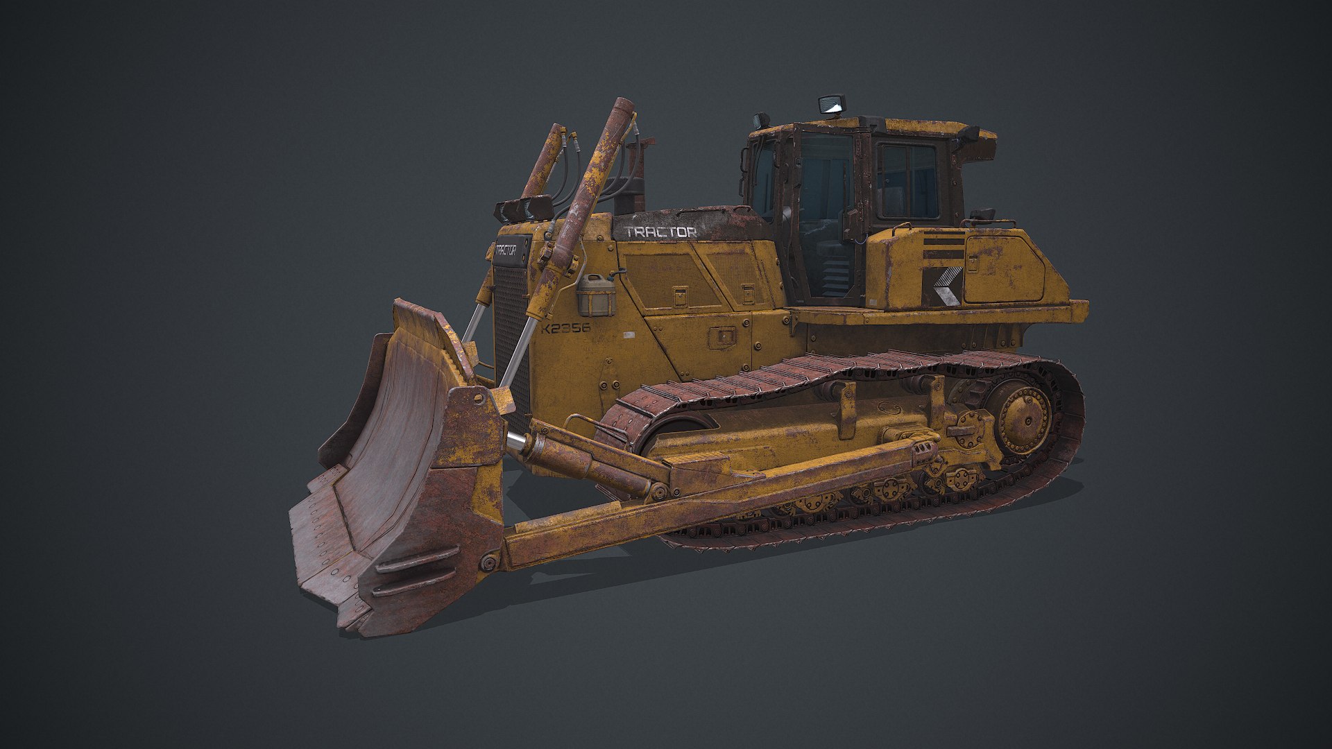 OldDozer 3D Model - TurboSquid 2340149