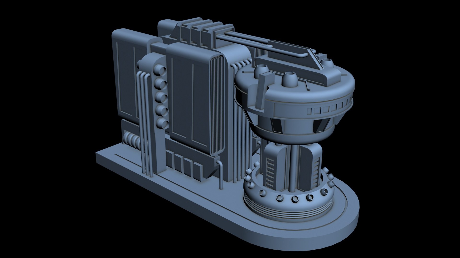 3D Scifi Starship Model - TurboSquid 1699697