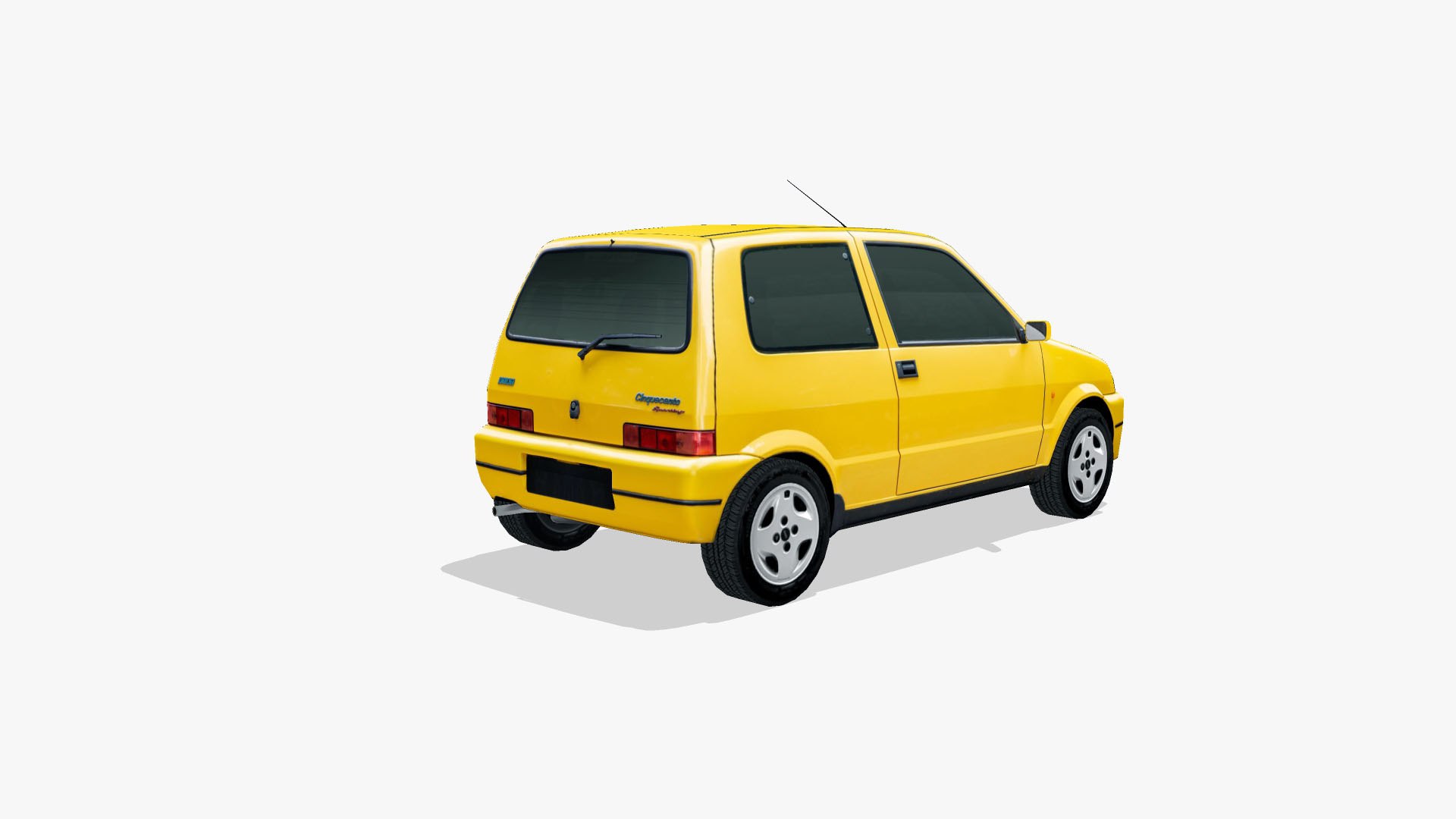 Fiat Cinquecento Sporting 1995 3D - TurboSquid 2313434