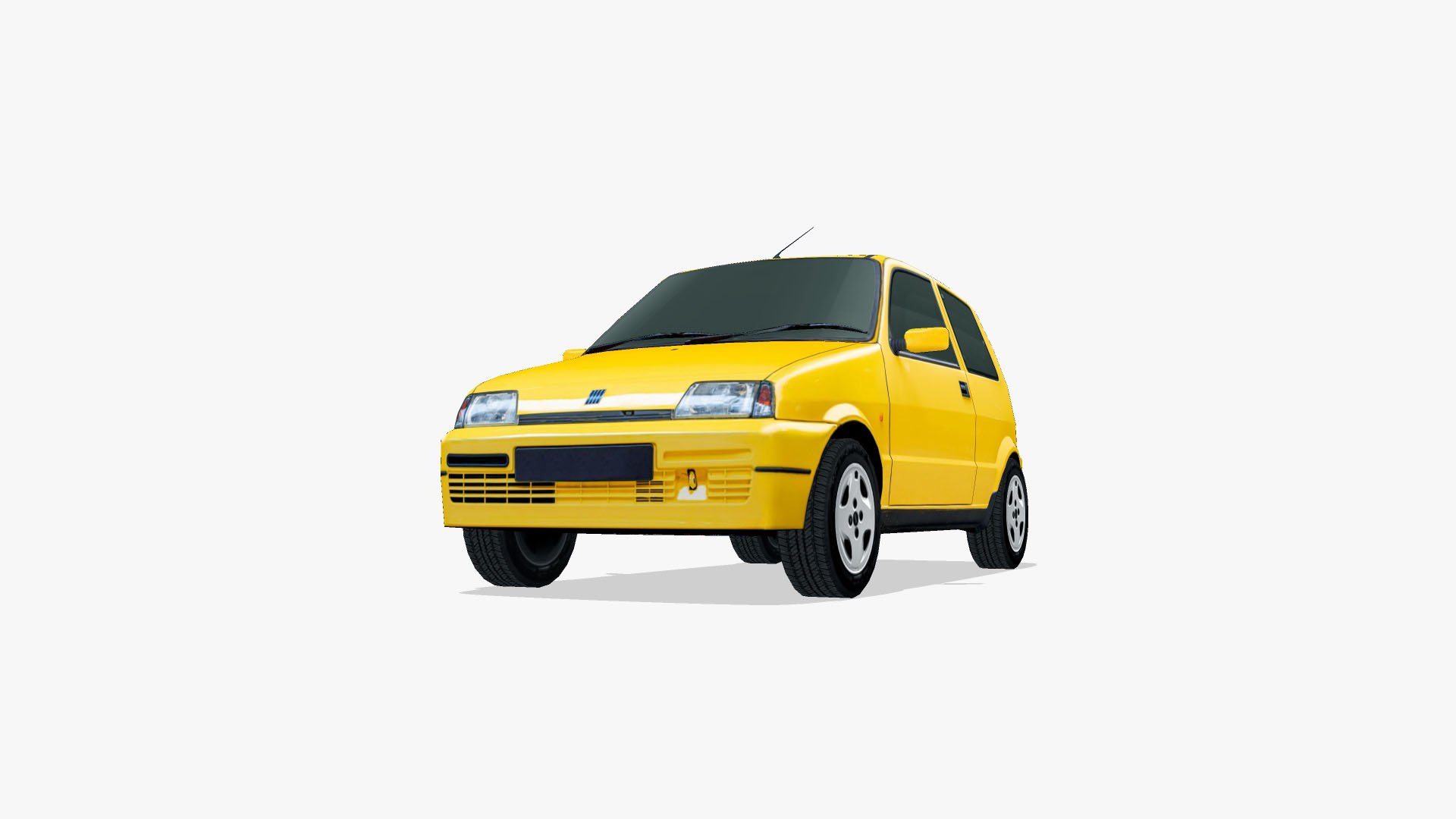 Fiat Cinquecento Sporting 1995 3D - TurboSquid 2313434