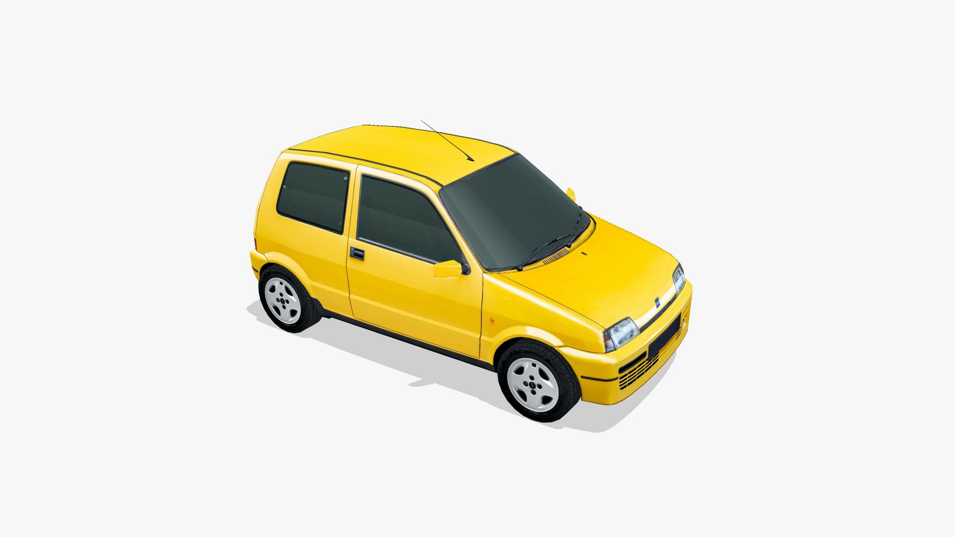 Fiat Cinquecento Sporting 1995 3D - TurboSquid 2313434