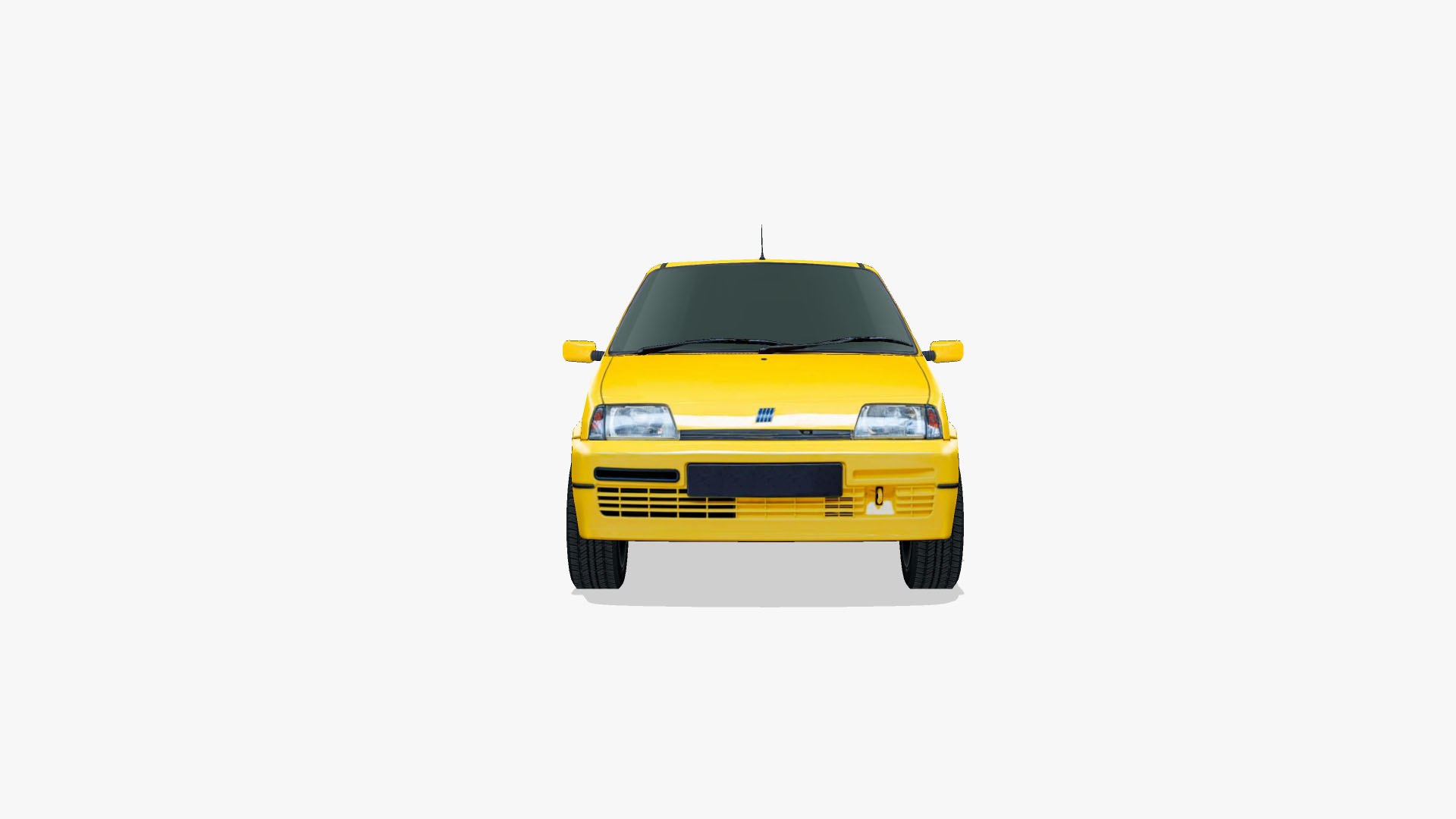 Fiat Cinquecento Sporting 1995 3D - TurboSquid 2313434