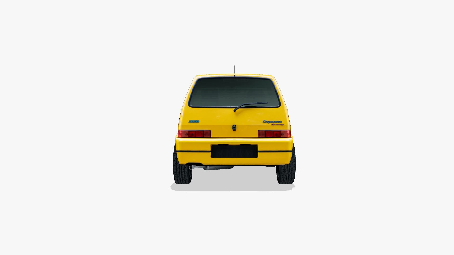 Fiat Cinquecento Sporting 1995 3D - TurboSquid 2313434