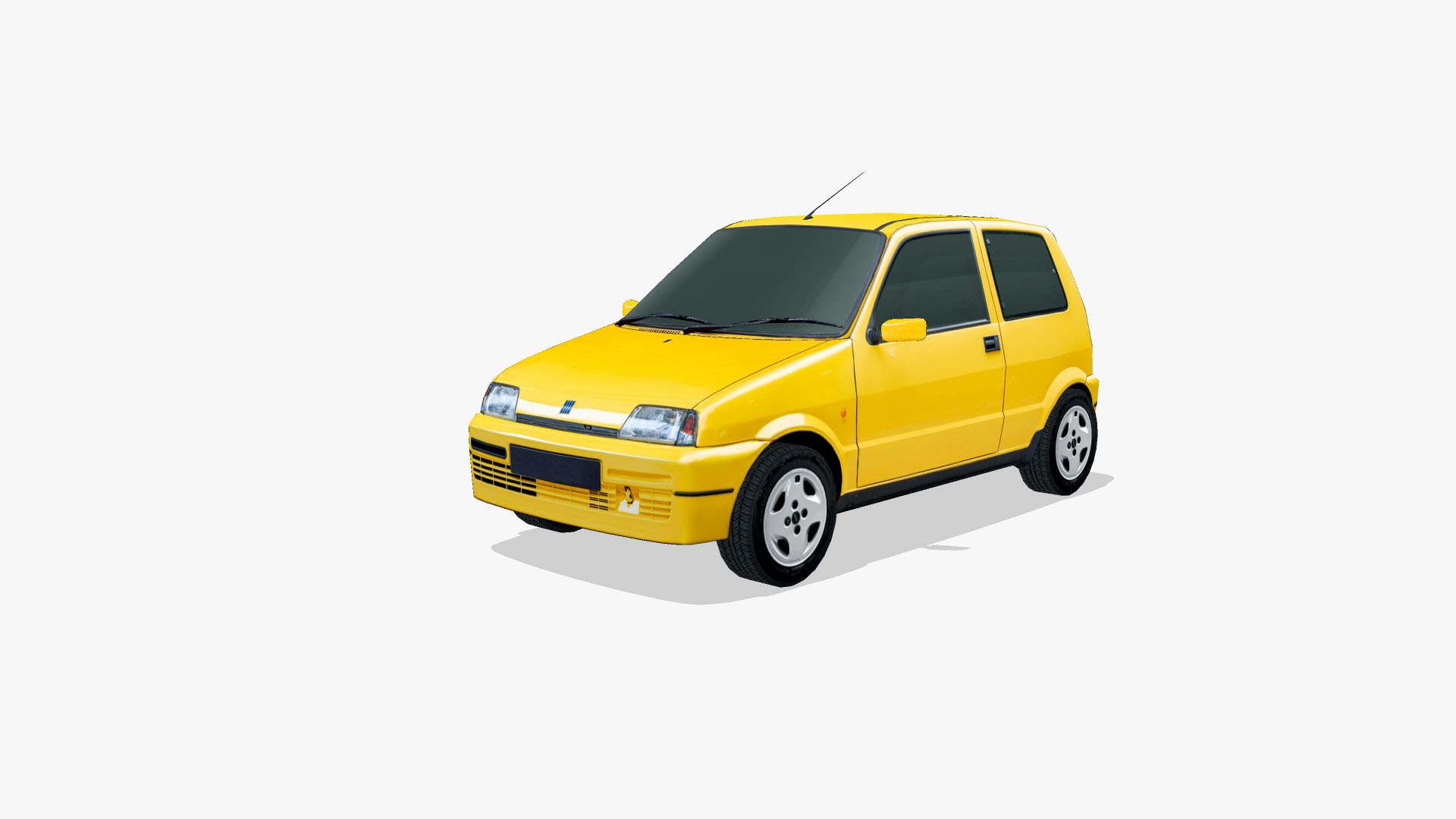 Fiat Cinquecento Sporting 1995 3D - TurboSquid 2313434