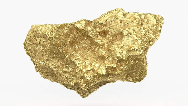 3D Gold Nugget Set - TurboSquid 1805619