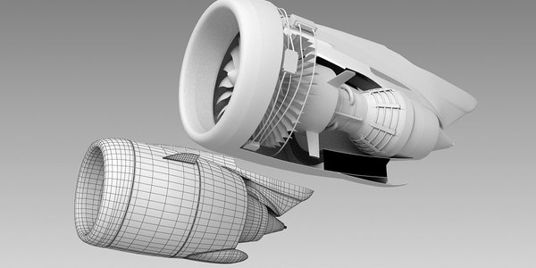 modelo 3d Motor CFM Leap-1A Jet - TurboSquid 1156784