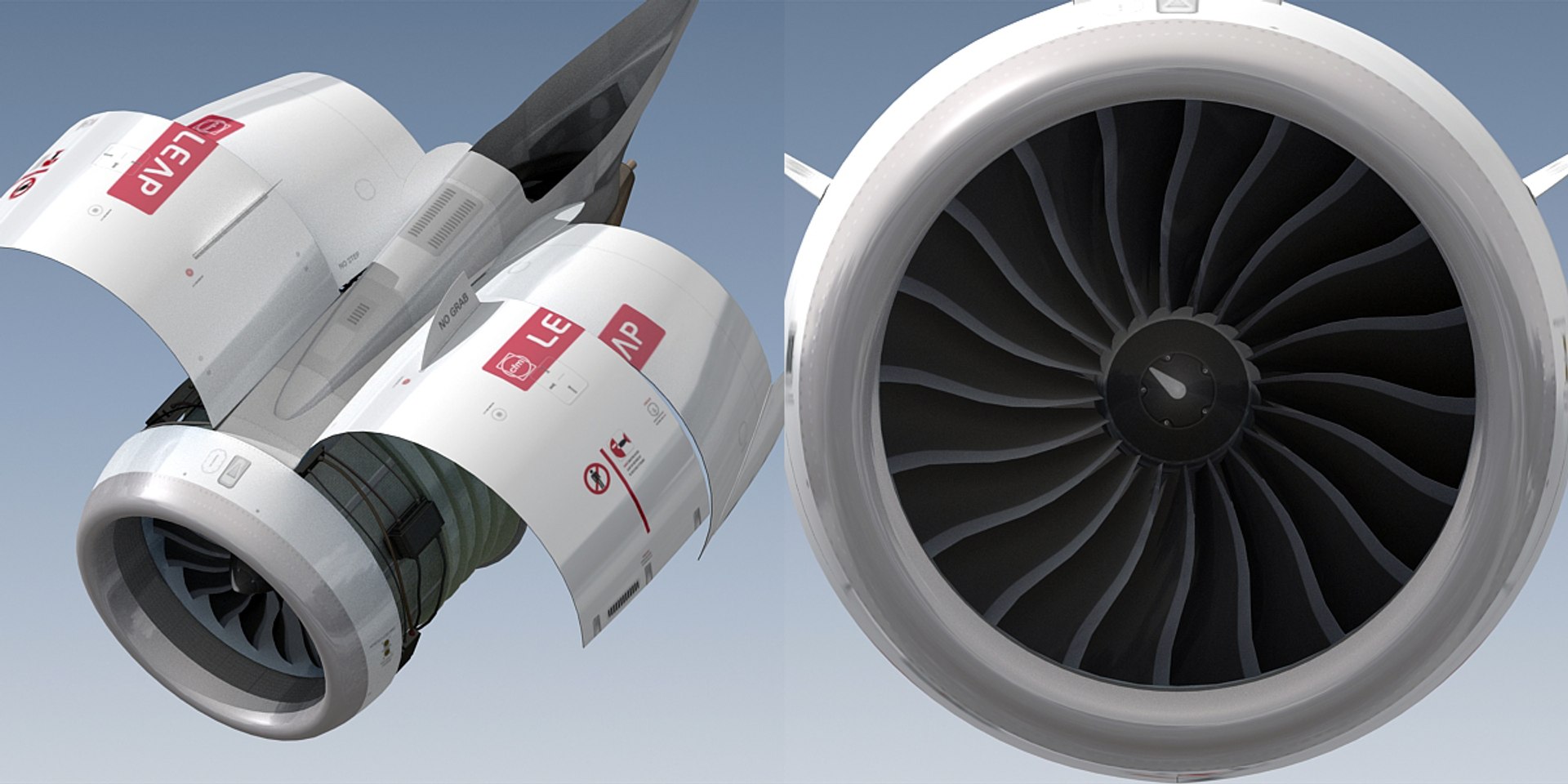 3D Cfm Leap-1a Jet Engine Model - TurboSquid 1156784
