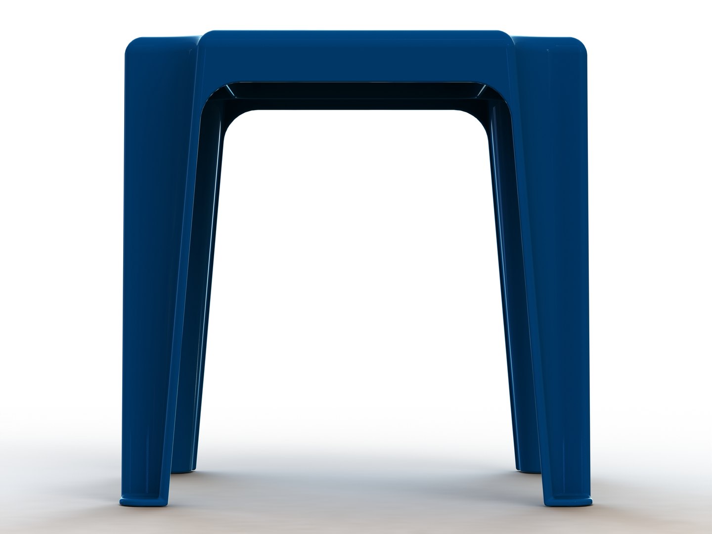 3D Blue Stackable Plastic Outdoor Side Table - TurboSquid 2176732