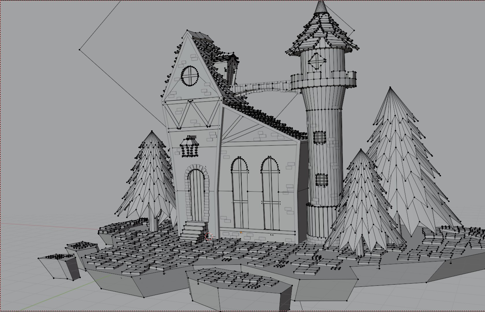 Free 3D Model Castle Blender - TurboSquid 1620579
