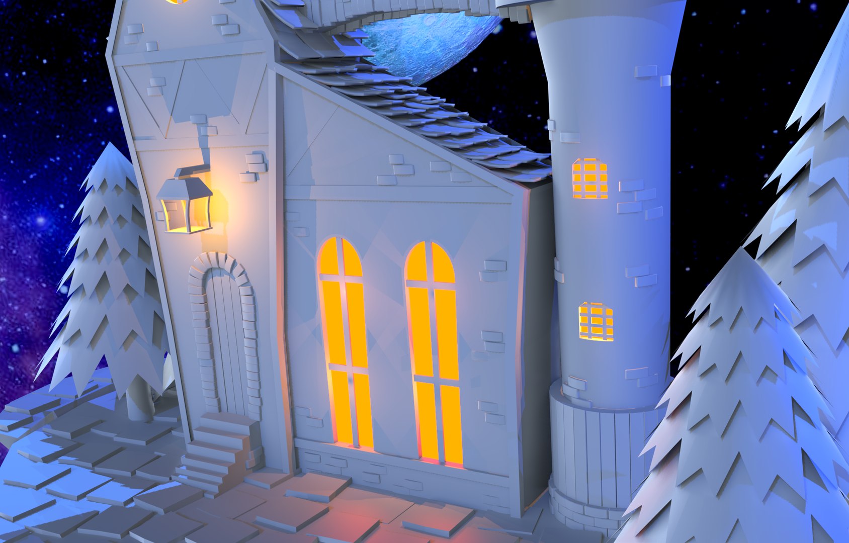 Free 3D Model Castle Blender - TurboSquid 1620579
