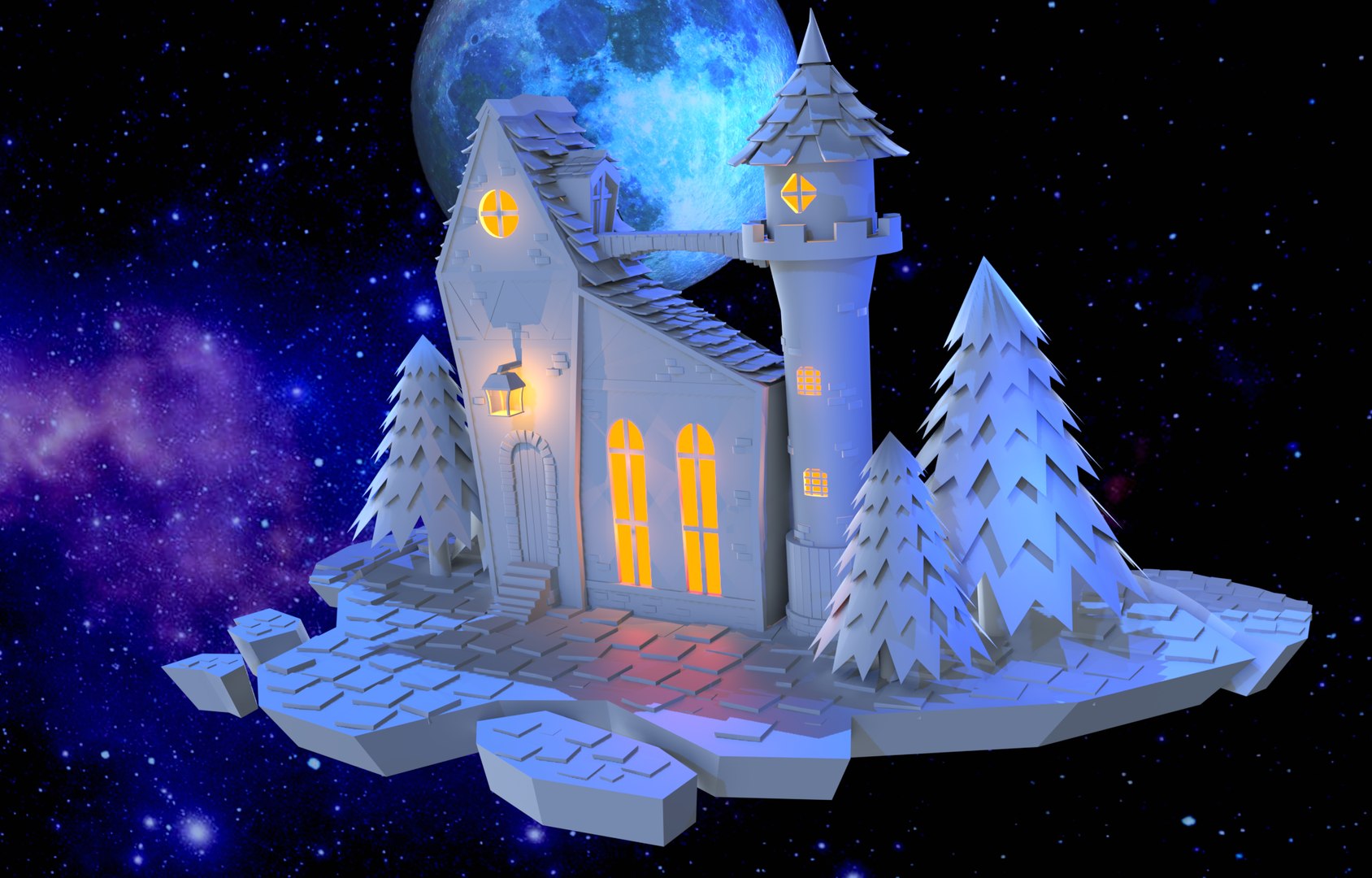 Free 3D Model Castle Blender - TurboSquid 1620579