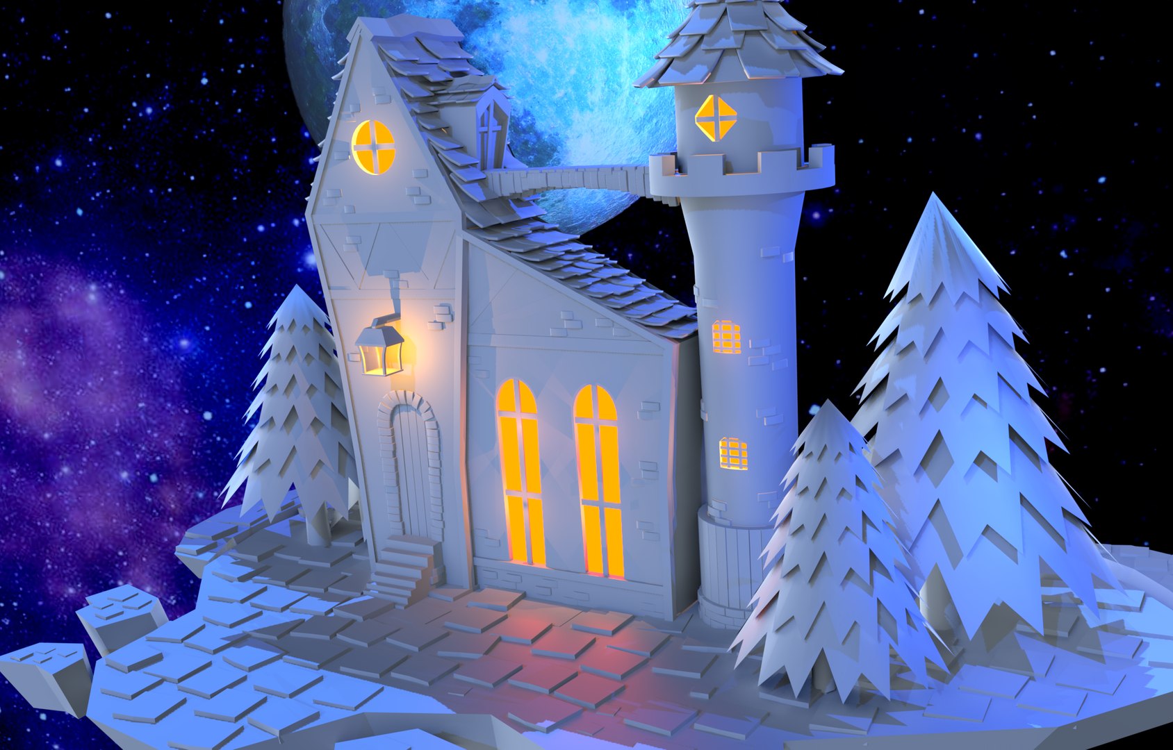 Free 3D Model Castle Blender - TurboSquid 1620579