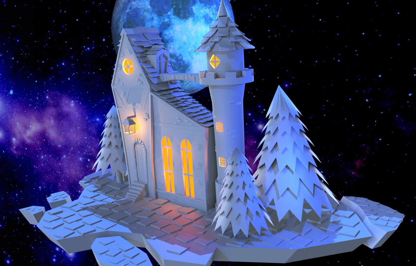 Free 3D Model Castle Blender - TurboSquid 1620579